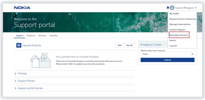 Using Secondary Accounts