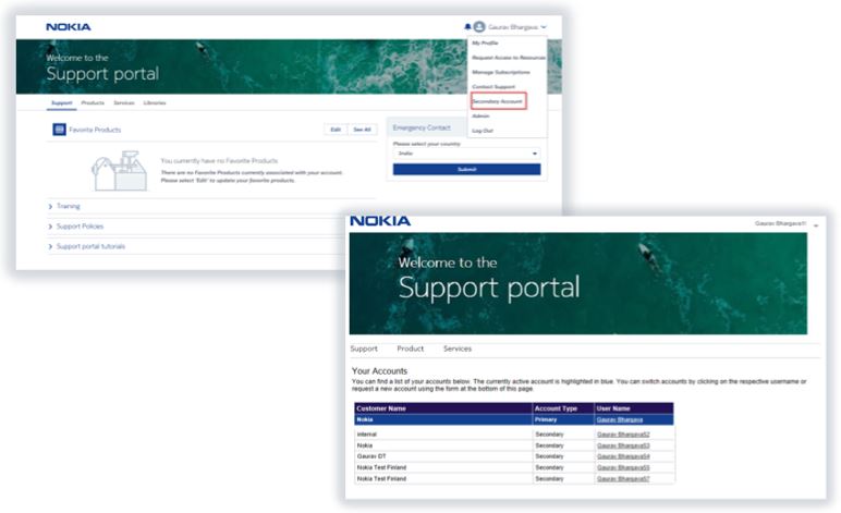 Using Secondary Accounts
