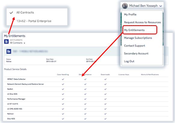 Navigating the Support portal