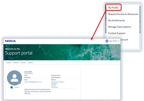 Navigating the Support portal